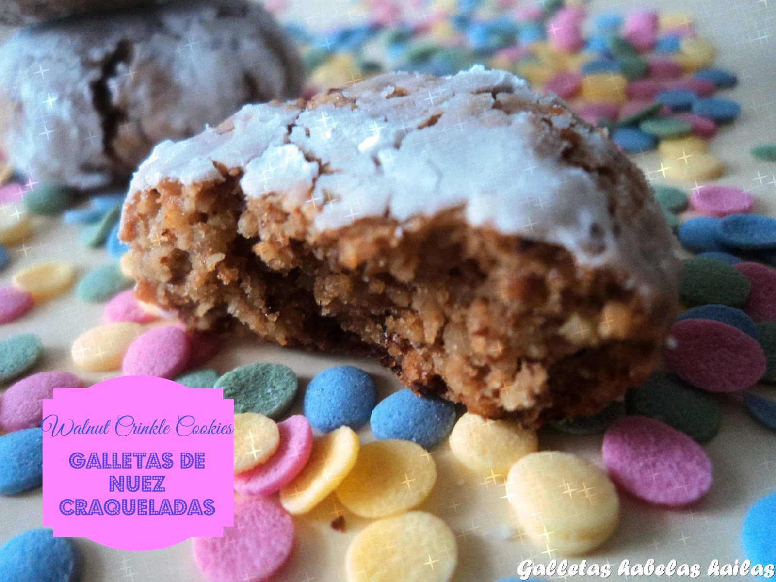 Galletas habelas hailas: Galletas de Nuez Craqueladas - Walnut Crinkle ...