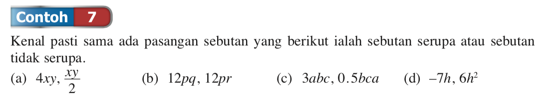 Mathematics is Fun: SEBUTAN DAN PEKALI DALAM SUATU UNGKAPAN