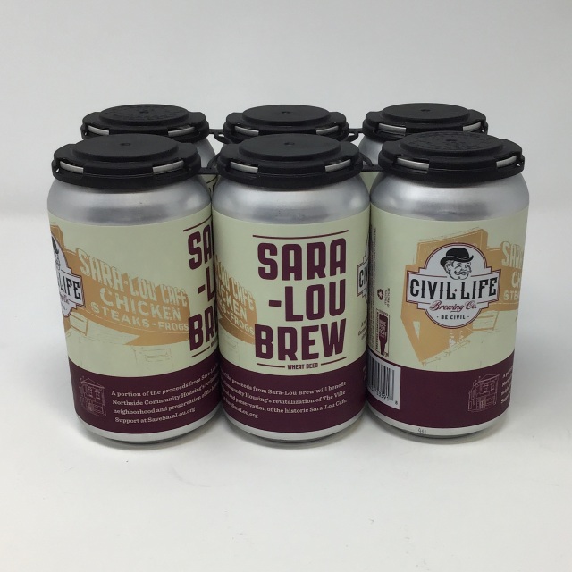 The Wine and Cheese Place: Civil Life Brewing Sara Lou Wheat Beer