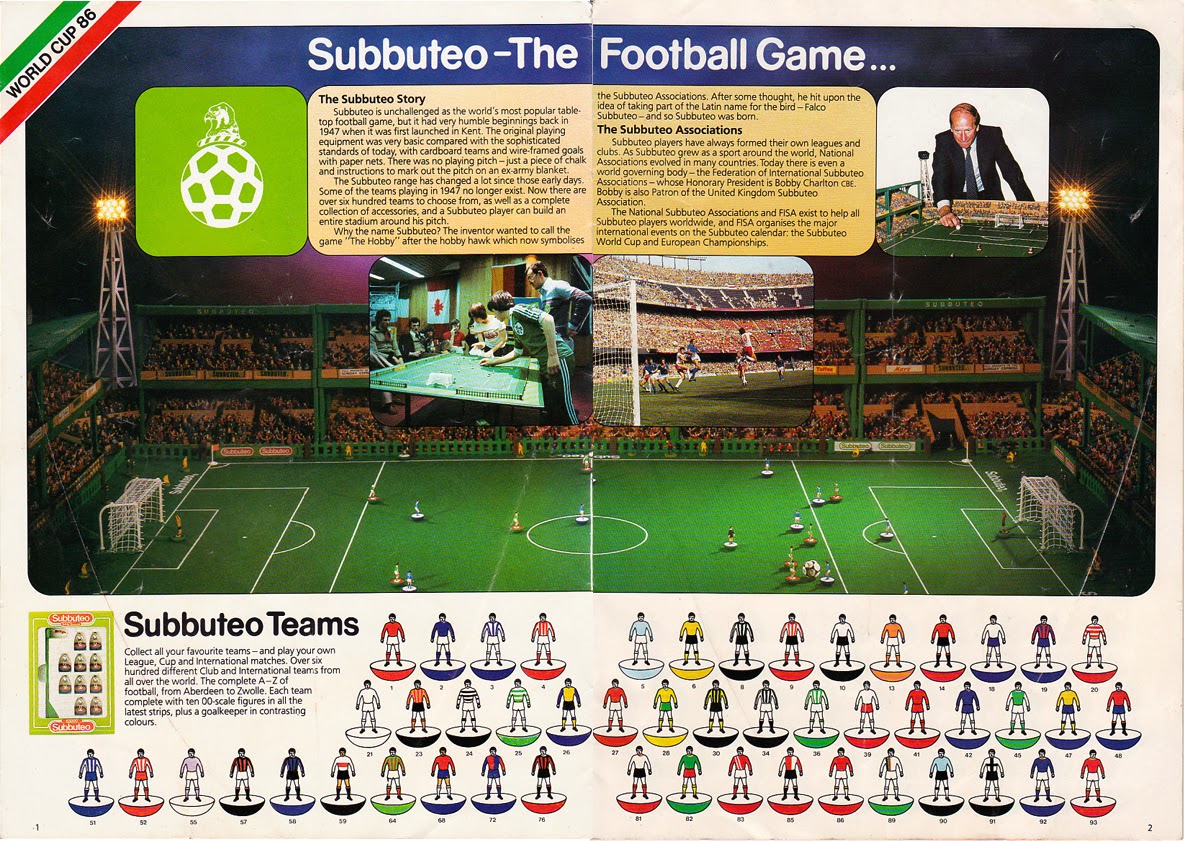 Subbuteo, la storia del calcio in punta di dito