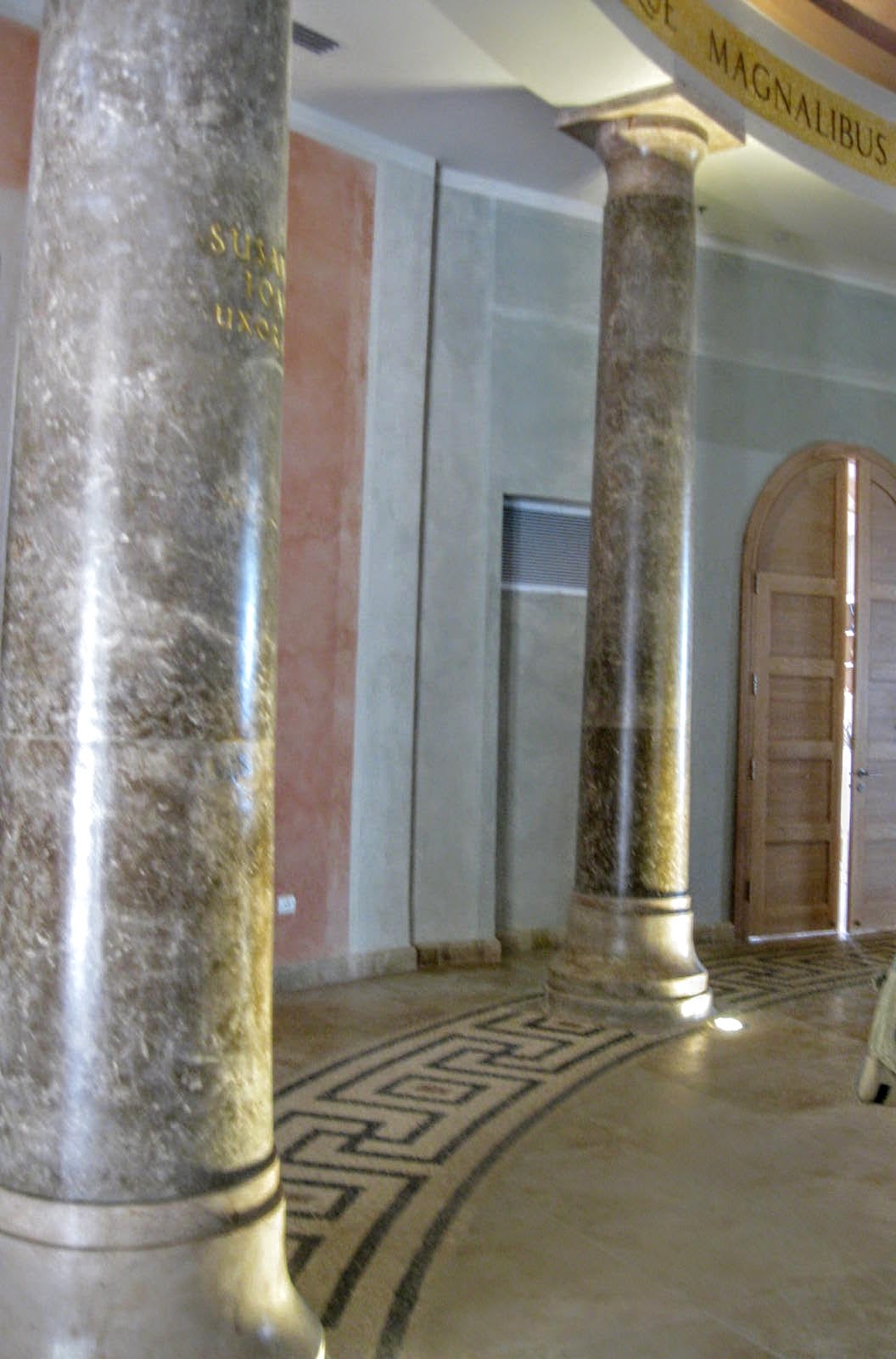 Jerusalem Hills daily photo: Magdala's Women's Atrium