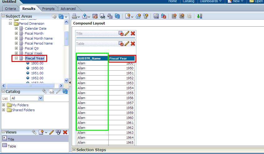 Oracle Business Intelligenceobieeallams Evaluate Function In Obiee To Embedded Db Functions