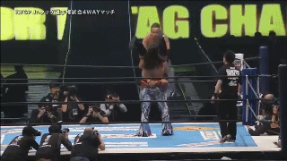 Springboard Flip Aided Tombstone Piledriver