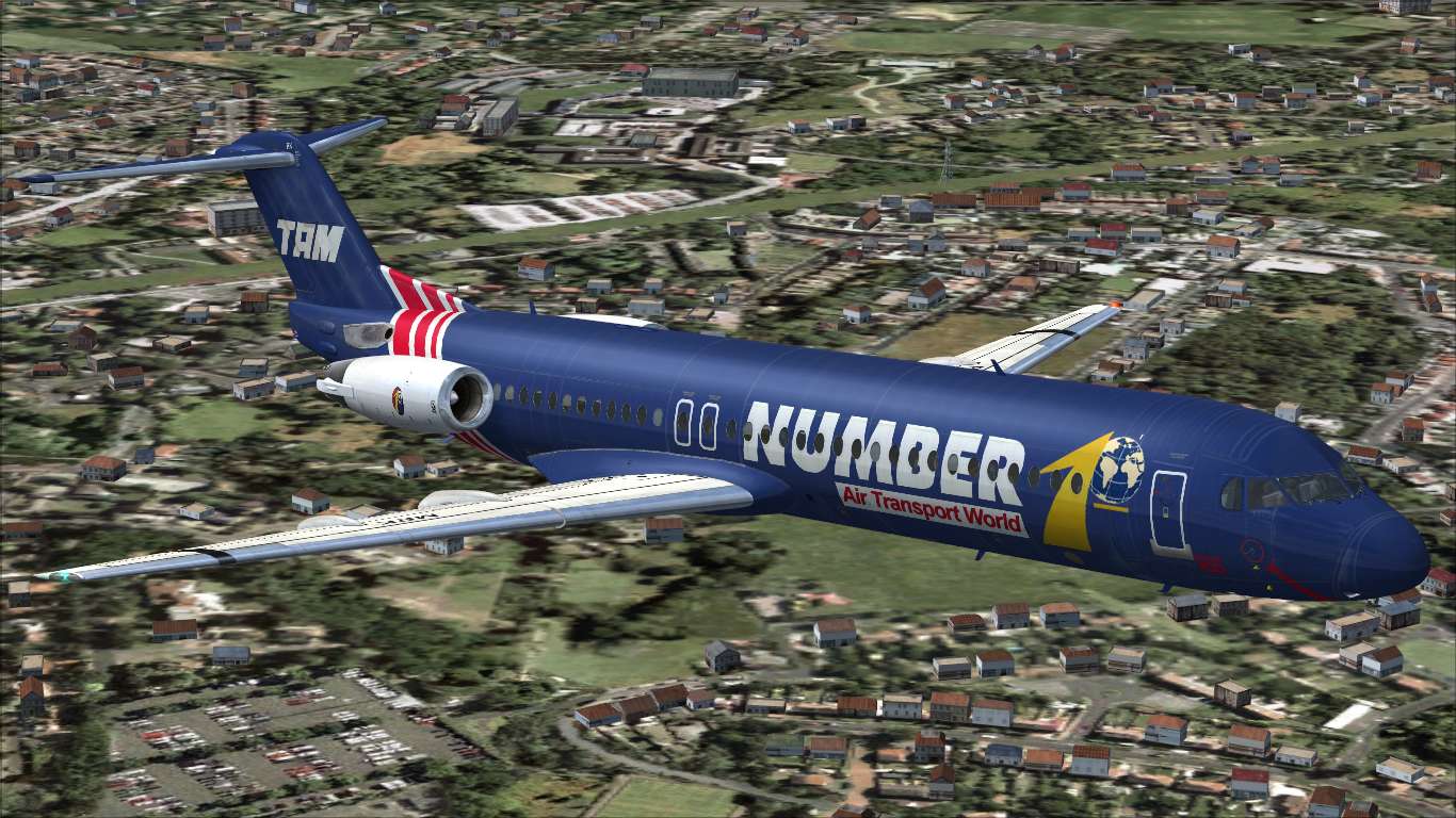 Texturas Brasileiras: TAM Linhas Aéreas PT-MRK Fokker 100