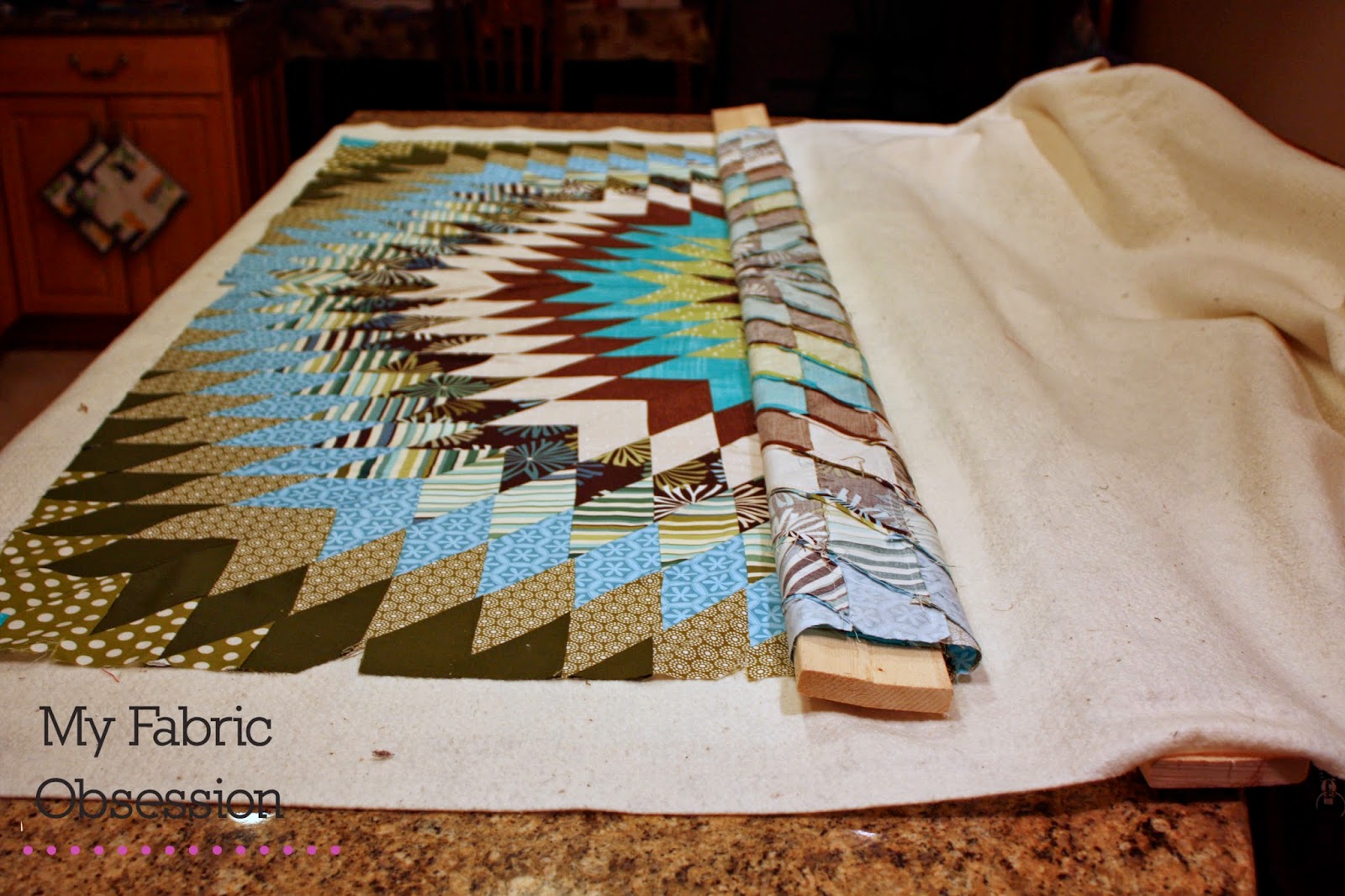 My Fabric Obsession: How I board baste