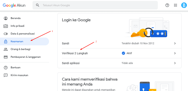Cara Mendapatkan Kode Cadangan di Akun Google