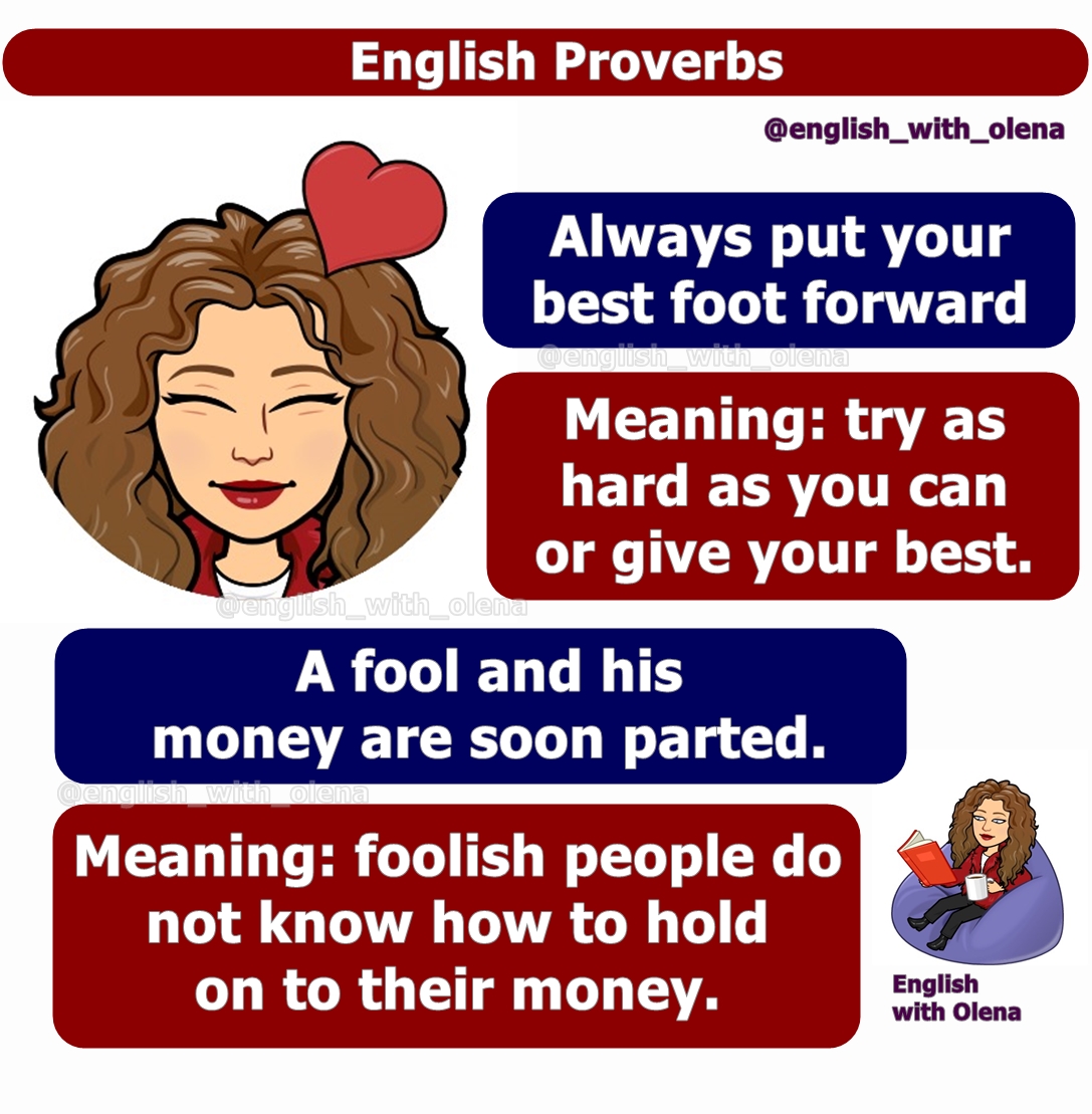 English With Olena English Proverbs english-with-olena-english-proverbs