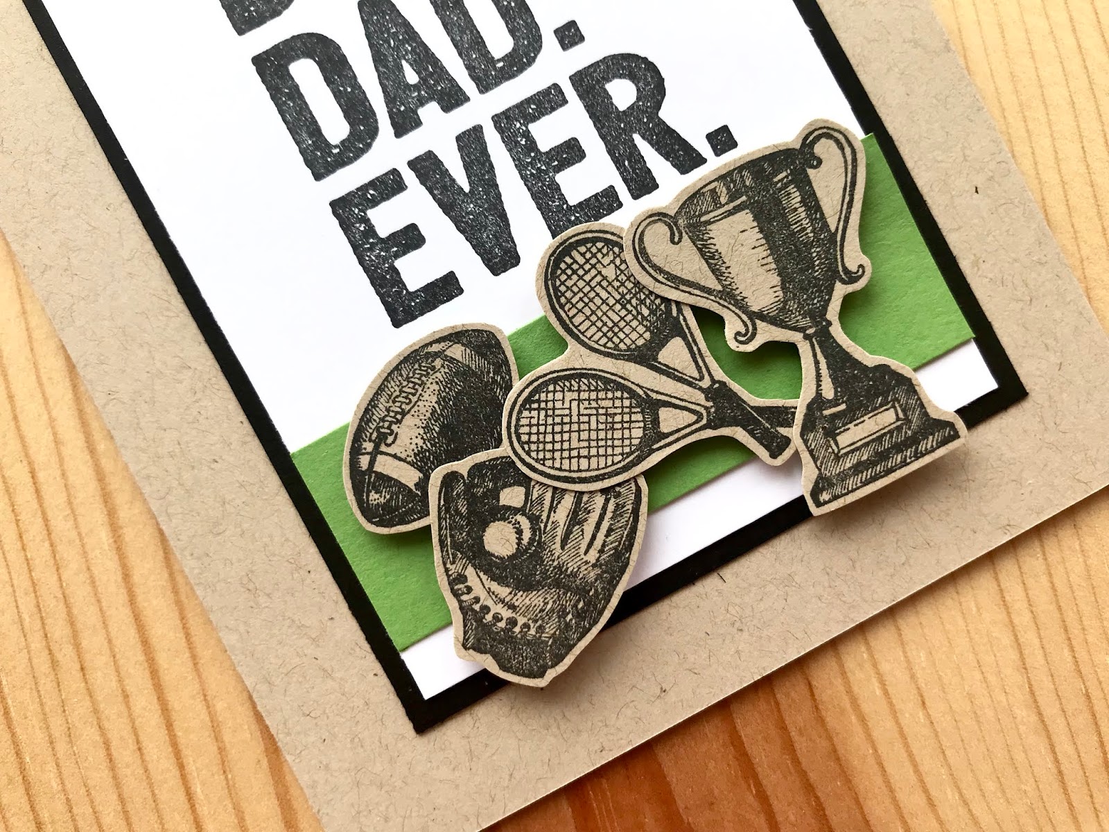 lauralooloo: Best. Dad. Ever. Make a Sporty Father's Day Card