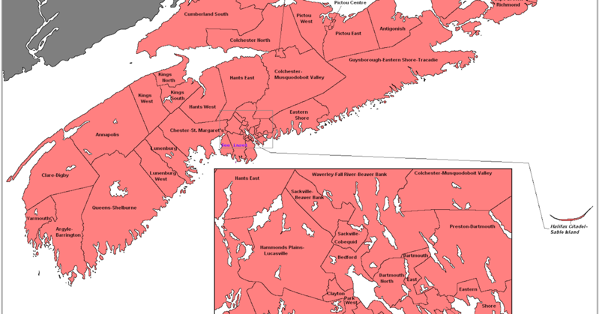 Canadian Election Atlas: 2013 Nova Scotia election: A look at the new ...
