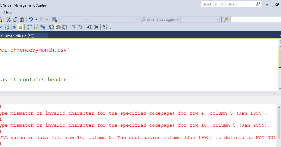 The Art of Business Intelligence: Importing CSV file with comma as data ...