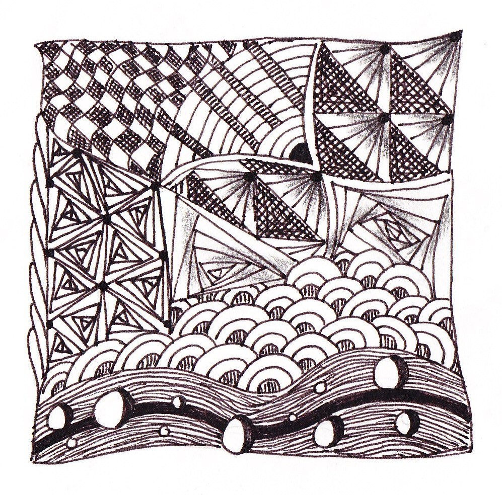 Journey Through Zentangle Art: Zentangle Tiles