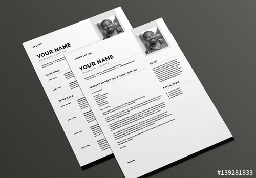 Cover Letter Template Indesign - Collage Template