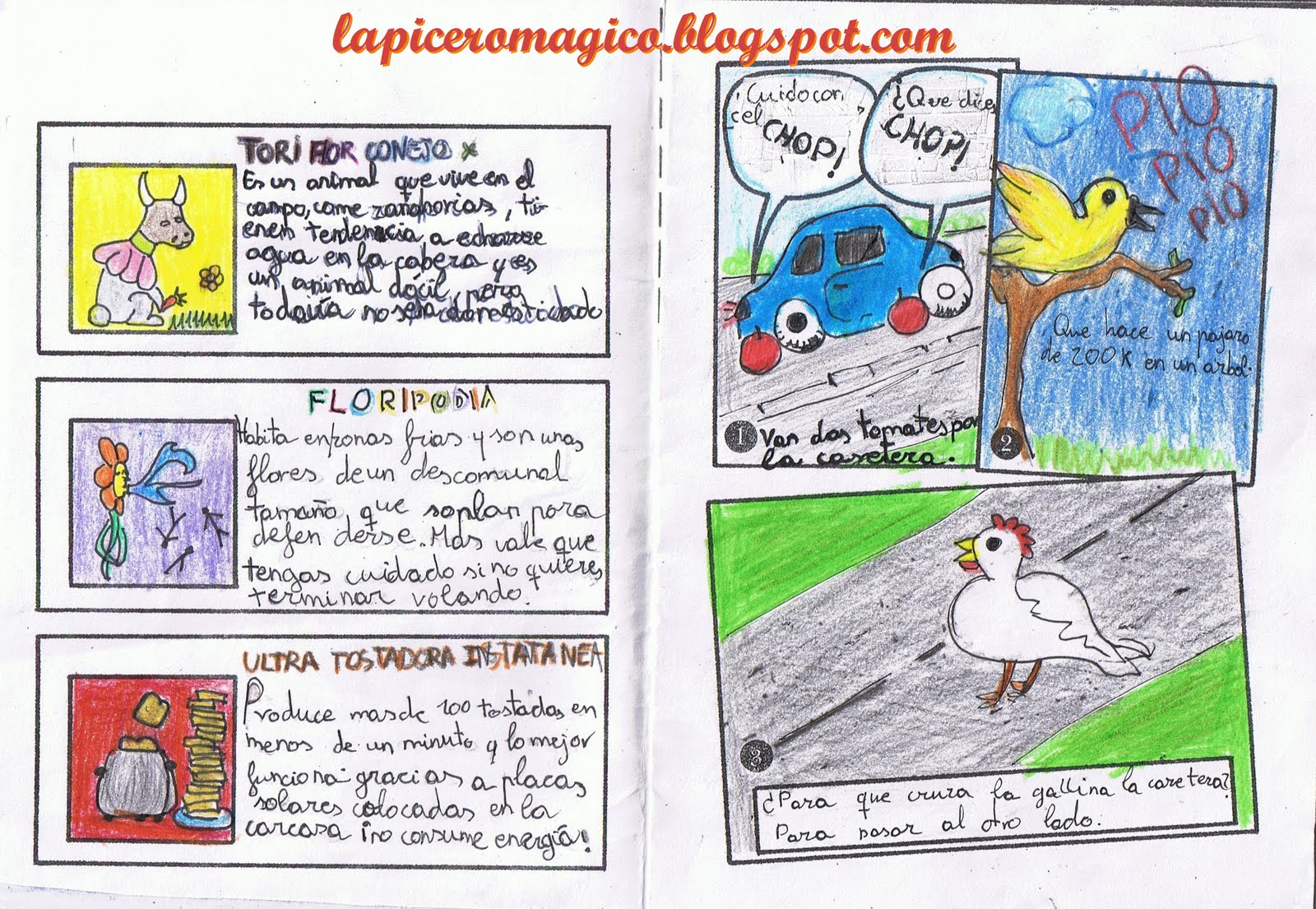 LAPICERO MÁGICO: Escritura Creativa: Fanzine