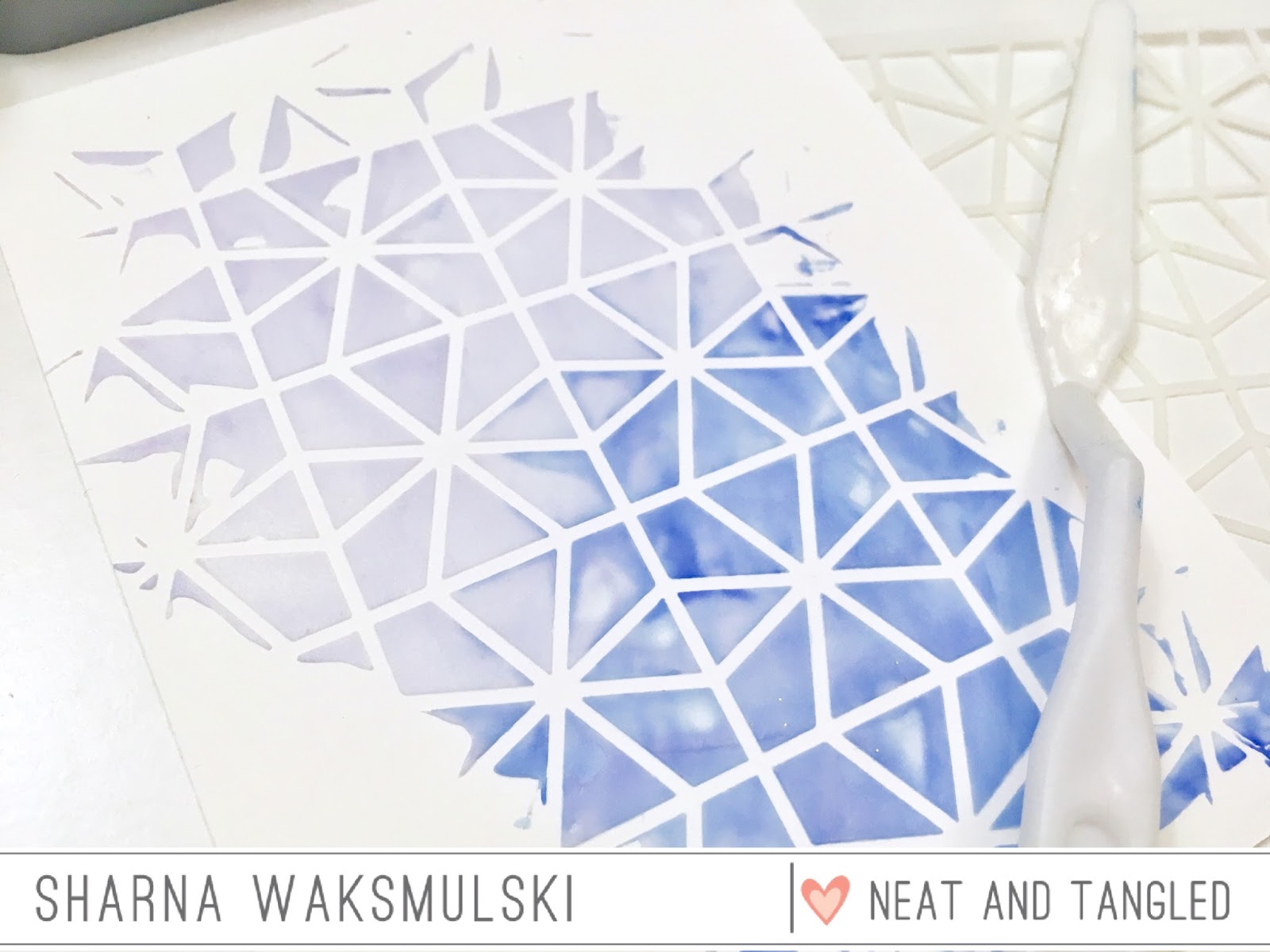 Texture Paste & Stencils (Neat & Tangled) - Cards By Sharna