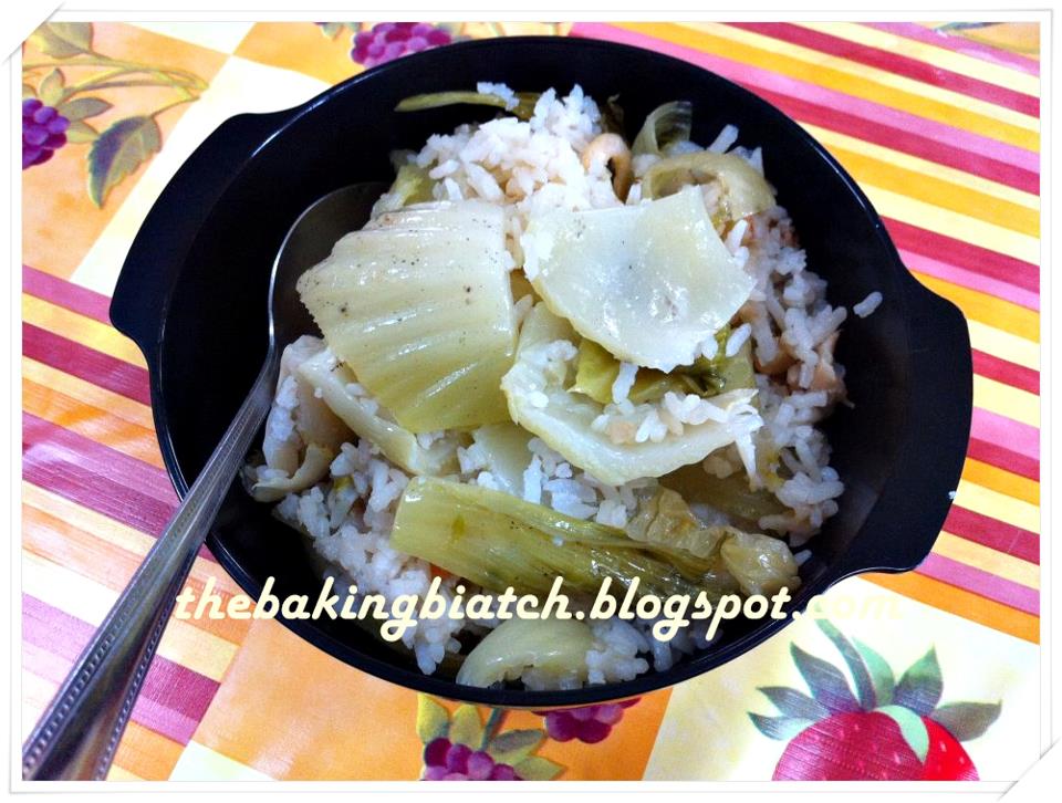 The Baking Biatch || by Cynthia Lim: Mustard Green Chicken Rice