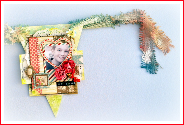 SCRAP ADDICT: "Love" Banner for My Creative Scrapbook Kit Club using 7 ...