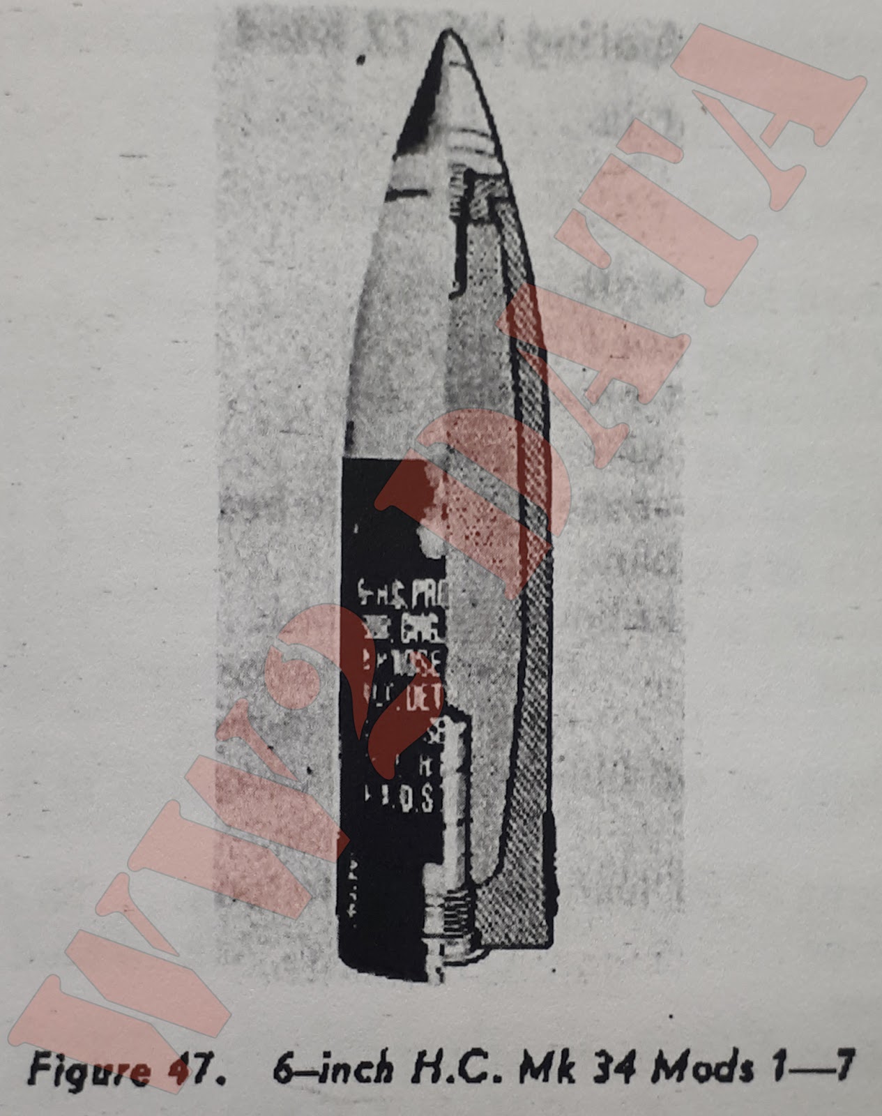 WW2 Equipment Data: American Projectiles and Explosives - 6-inch ...