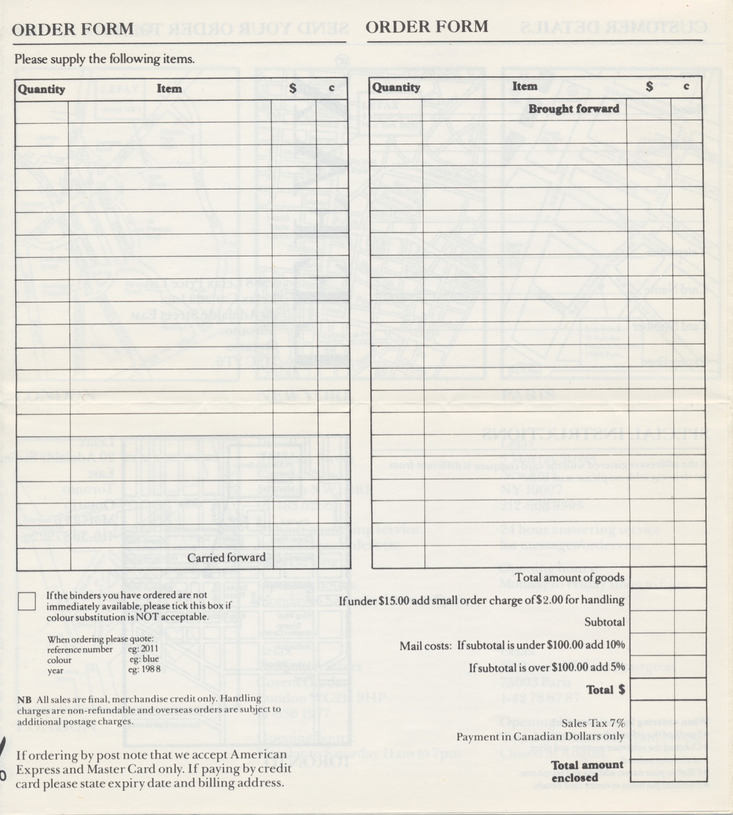 Philofaxy: Lefax 1988 Full Catalogue