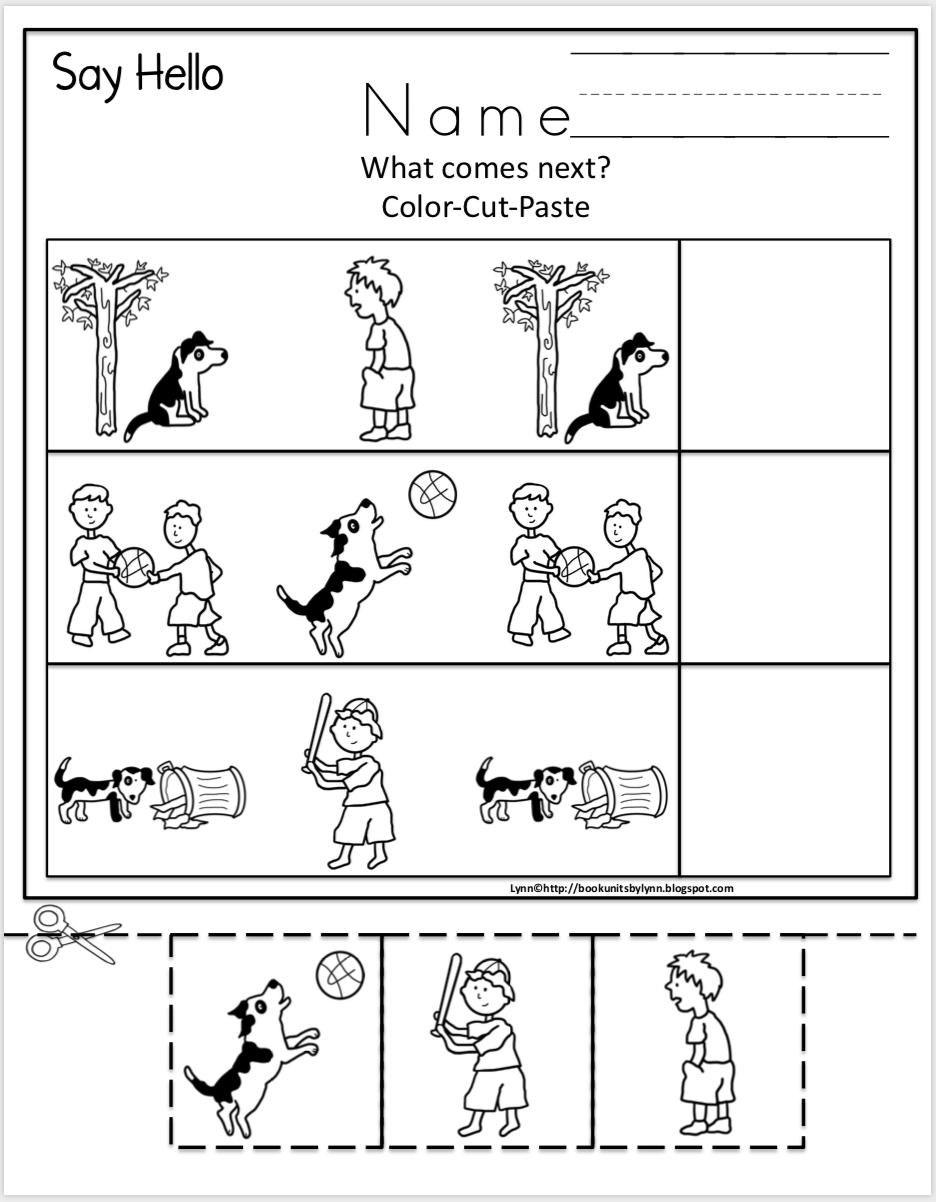 SAY HELLO BOOK UNIT ~ Book Units by Lynn