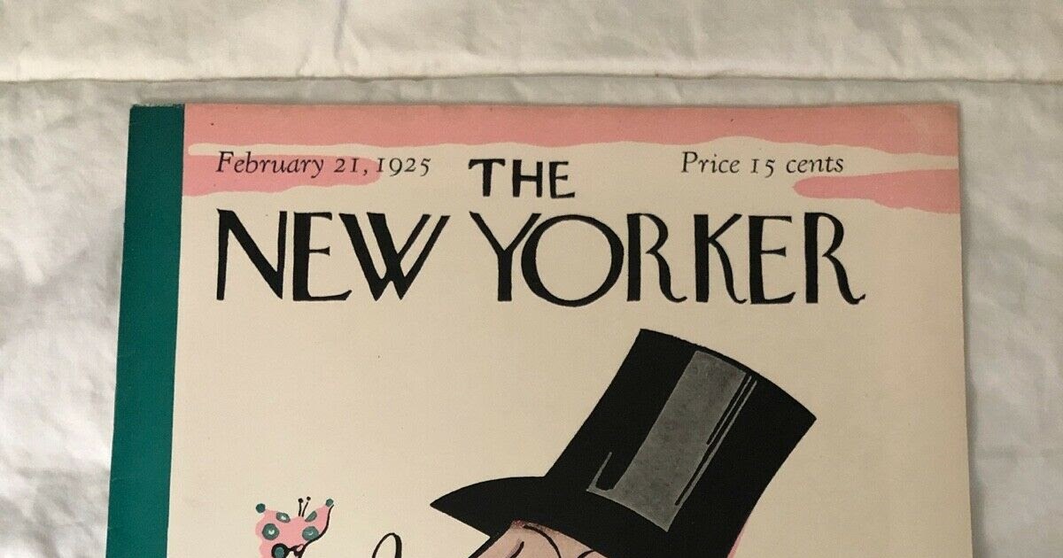 Attempted Bloggery: A Copy of The New Yorker's First Issue