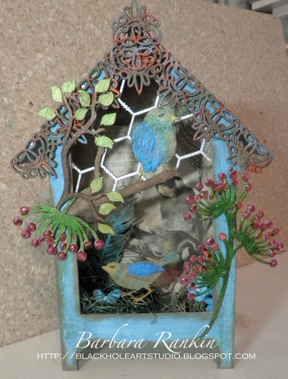 Ginas Designs: House Shrine Box by Barbara Rankin