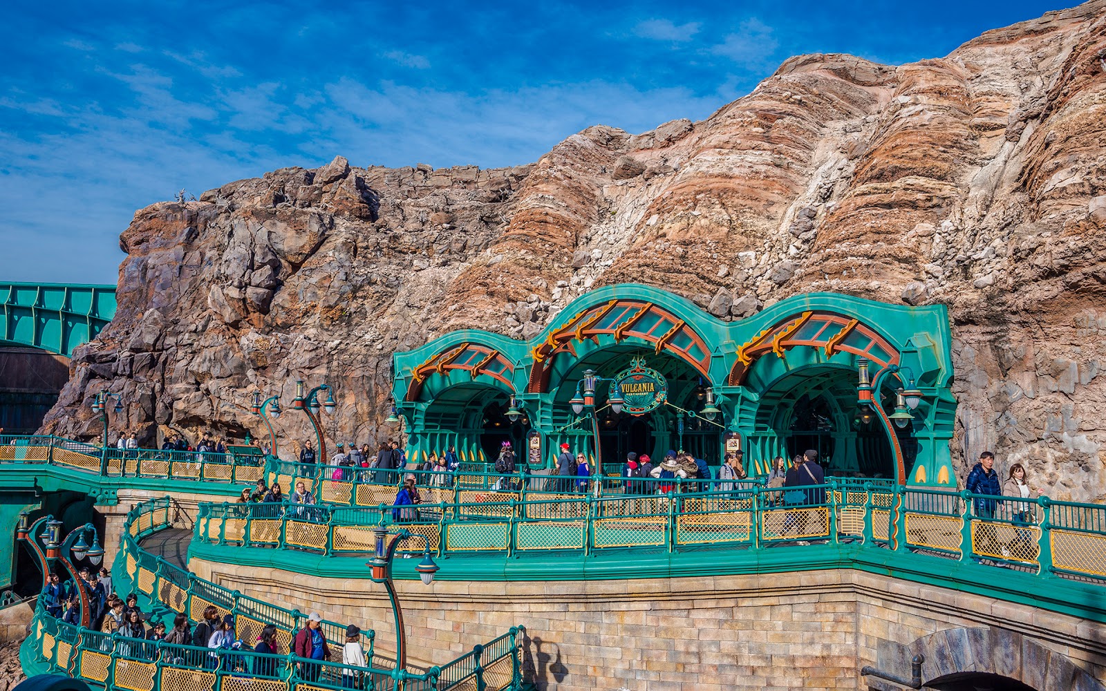 Overlooking Vulcania