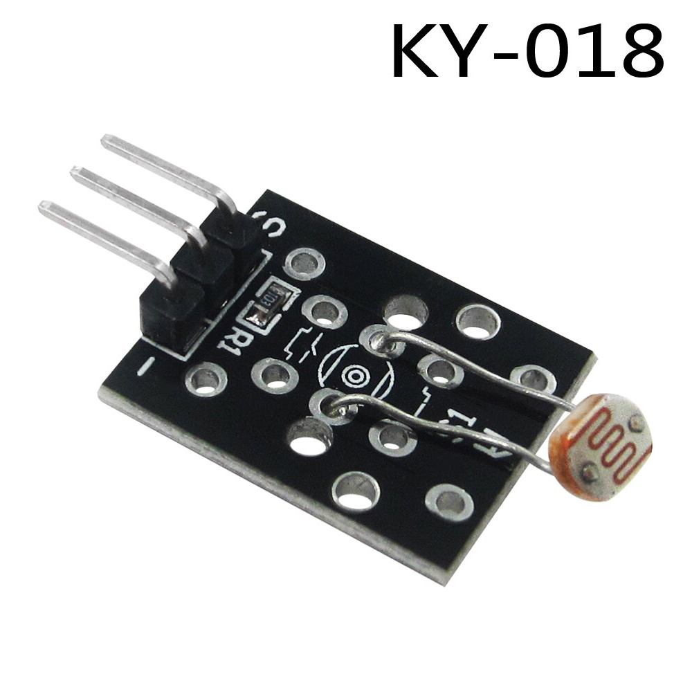 وحدة مقاومة ضوئية تستخدم لقياس شدة الضوء | Arduino UNO | Photoresistor Module | KY-018 | Sensor ...