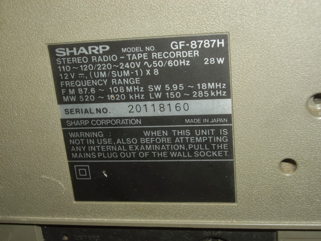 МАГНИТОЛиЯ - бумбоксы, магнитофоны и магнитолы!: Sharp GF-8787H vs ...
