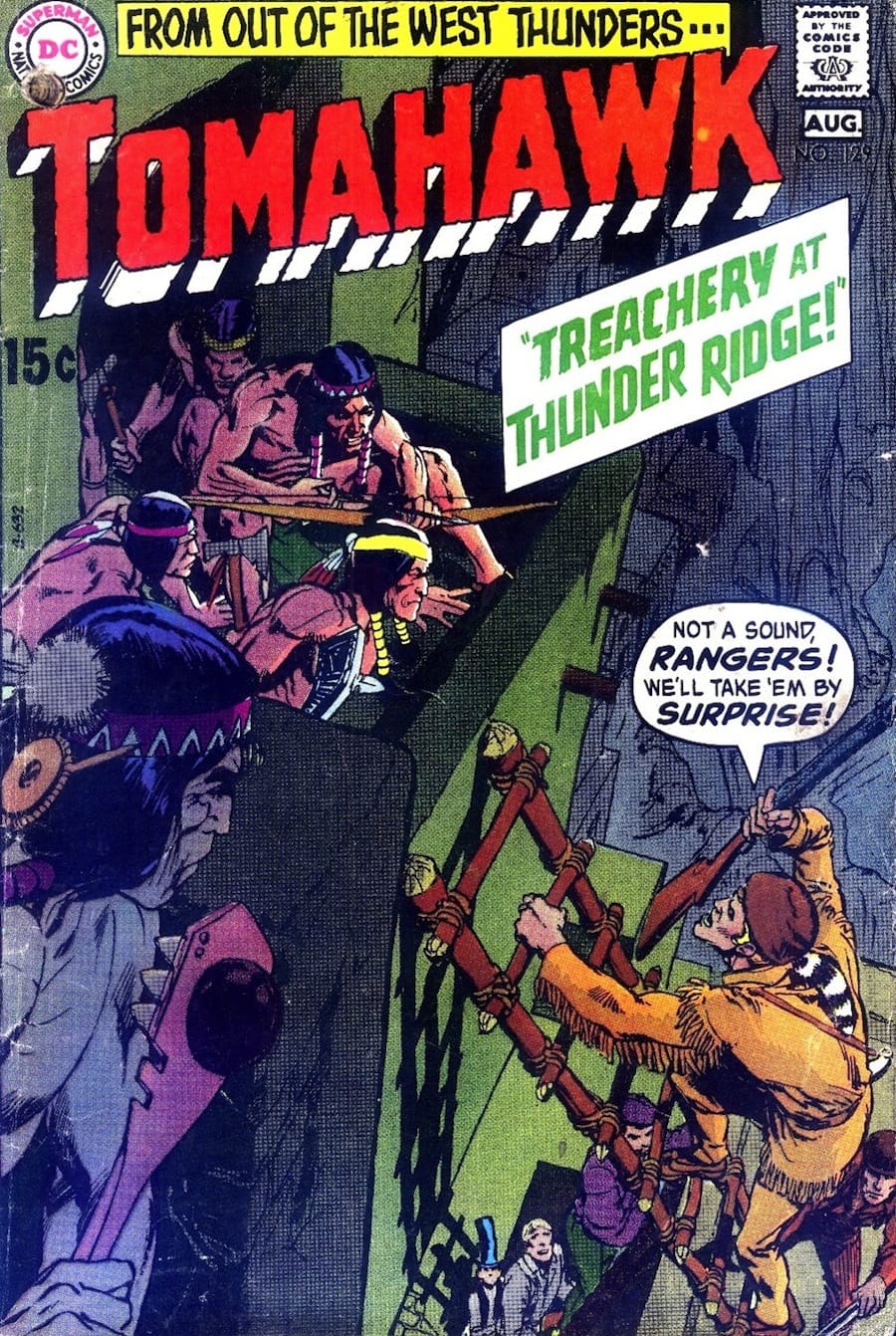 Tomahawk #129 - Neal Adams cover - Pencil Ink