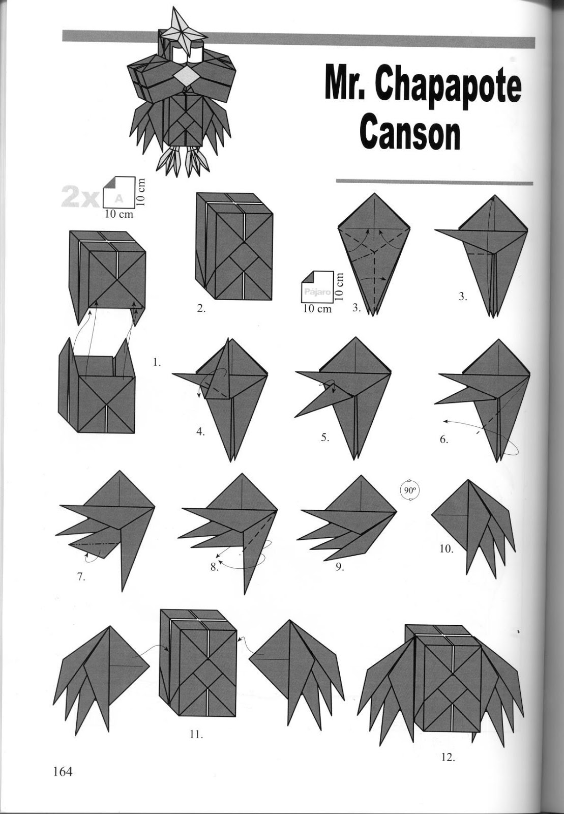 Origami Cartoon 4 Original - Ruby Book Origami