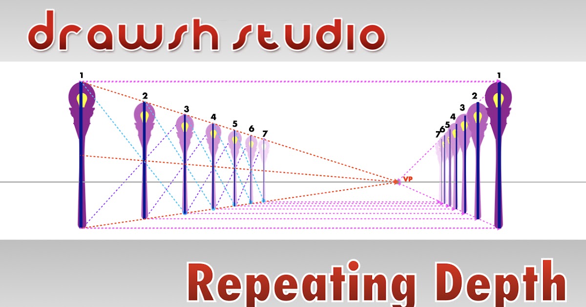 Drawsh: Repeating Depth in Linear Perspective