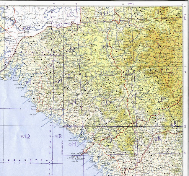 GUINEA - GEOGRAPHICAL MAPS OF GUINEA