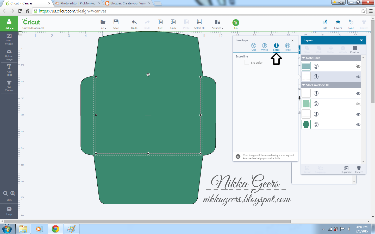 Create Your Vision Cricut Explore Tutorial How To Size Envelopes Create Your Vision Cricut Explore Tutorial How To Size Envelopes
