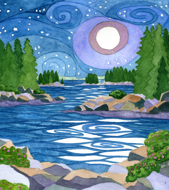 claudia diller: That Bright White Summer Full Moon