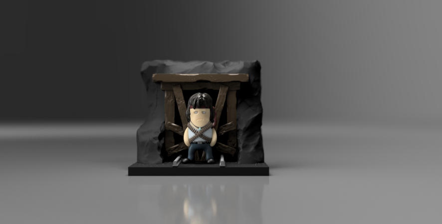 Mini Rambo Diorama - Work in progress | The3Dprinting 3D print Dioramas ...