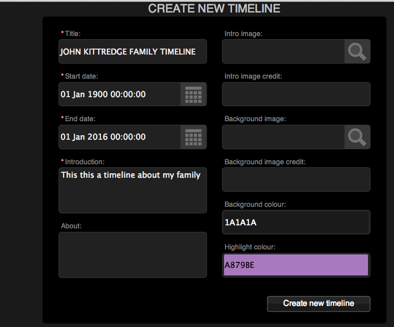 Digital Literacy & Expression: Timeline Day FIVE: Tiki-Tocki + Rubric