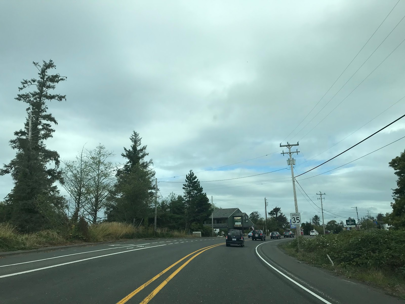 US Route 101 from Cannon Beach, Oregon over the Columbia River via the ...