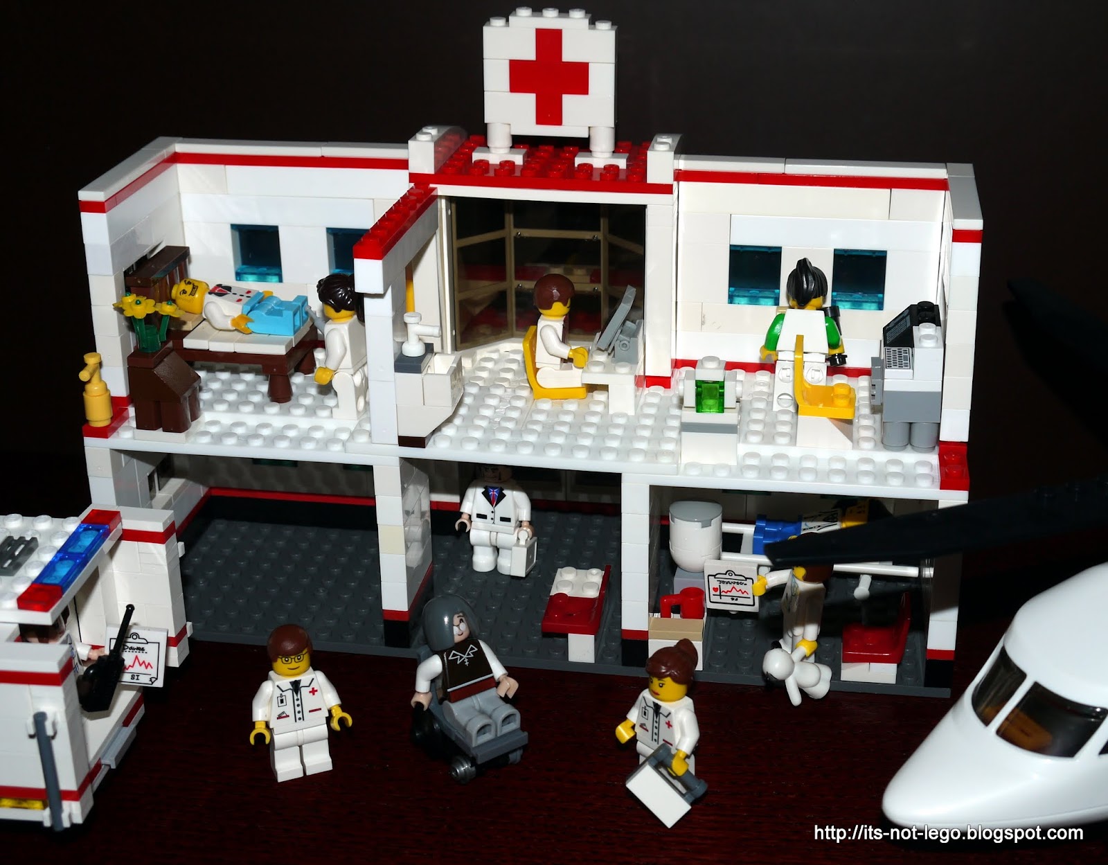 Bricks And Figures: How I made a not Lego Hospital from different sets
