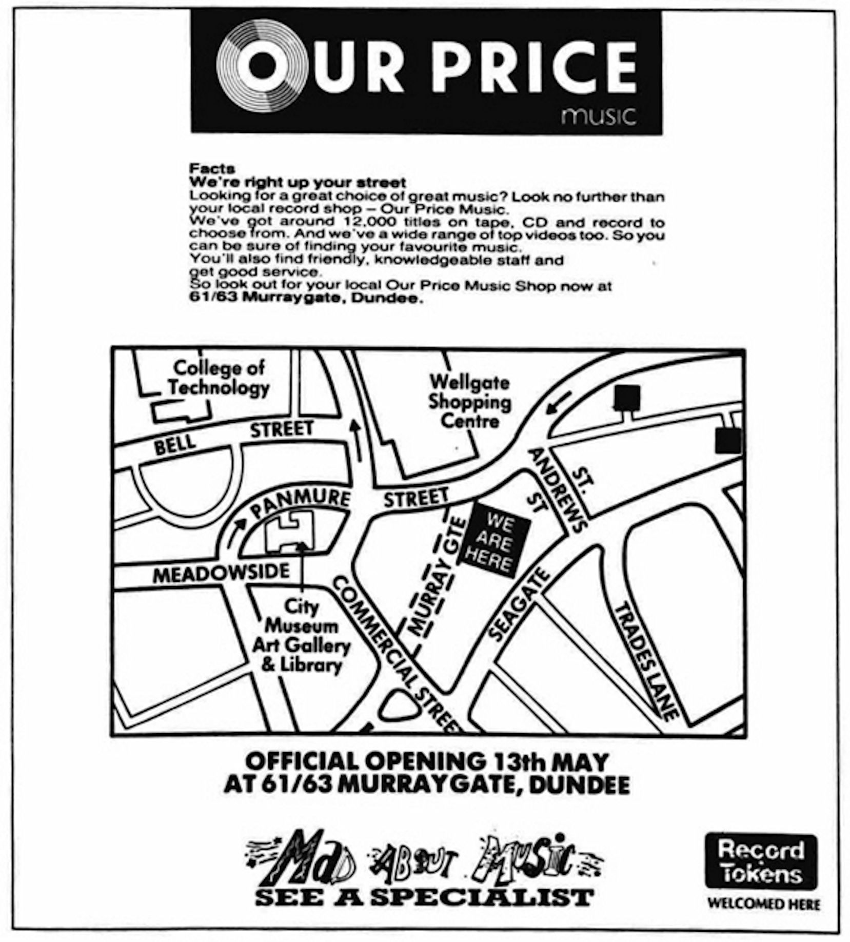 RETRO DUNDEE: OUR PRICE - MURRAYGATE