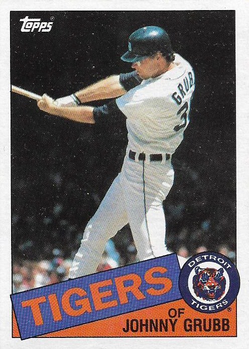 1985 Topps: #643 - Johnny Grubb