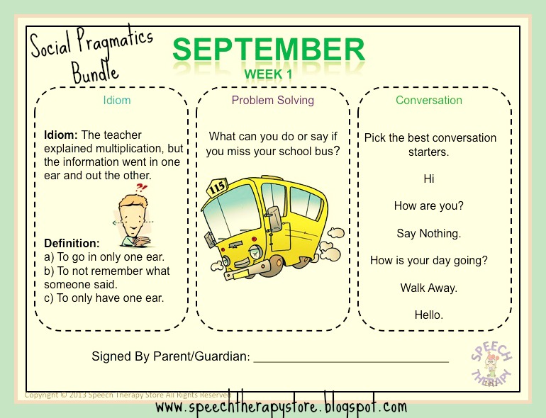 Speech Therapy: Freebies