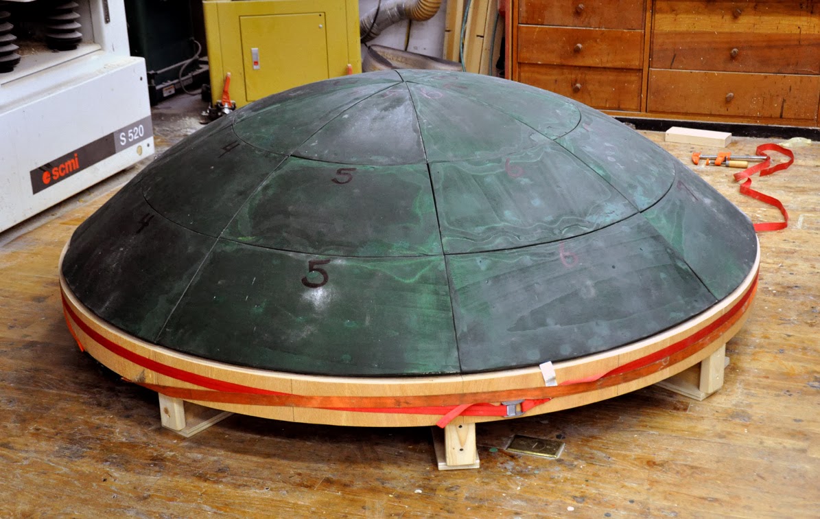 Dorset Custom Furniture - A Woodworkers Photo Journal: the dome ... part 2