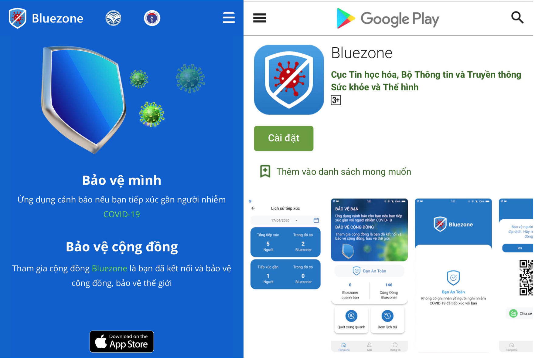 Nhiều người tải và sử dụng nhầm Bluzone thay vì Bluezone - Hà Tĩnh IT