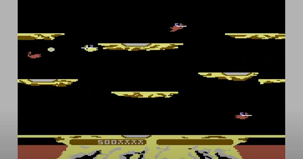 Indie Retro News: Joust - Long lost AtariSoft C64 conversion of Joust ...