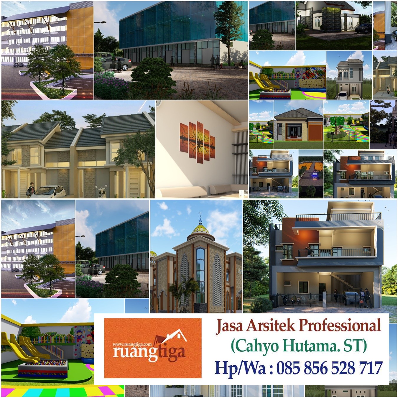 085856528717 | Jasa 3D Modeling Arsitektur | Jasa Gambar IMB Rumah ...