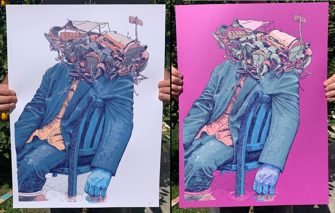 INSIDE THE ROCK POSTER FRAME BLOG: Dave Kloc Pearl Jam & Leon Russell ...