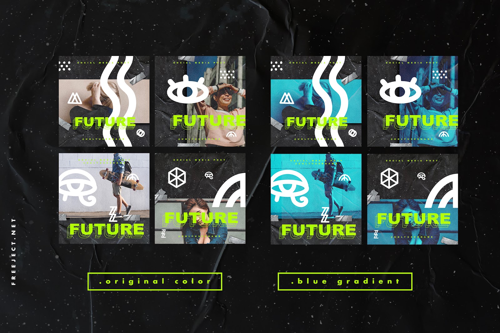 Future Social Media Post & Instagram Story Design Template - Free ...