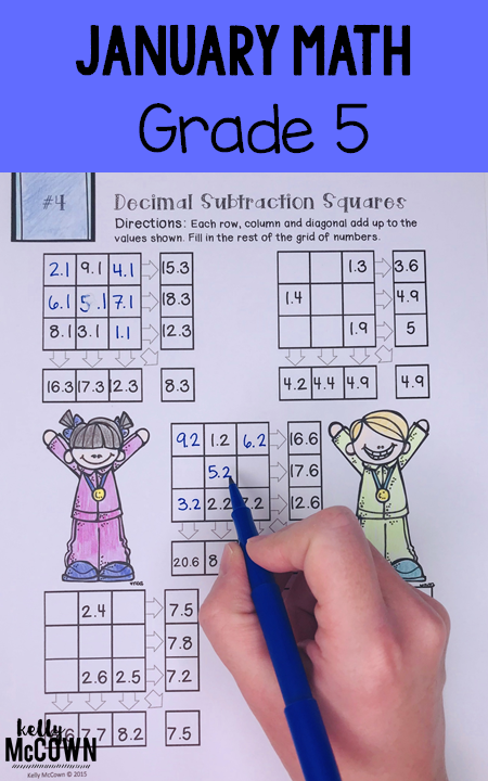 Kelly McCown: 5th Grade January Math