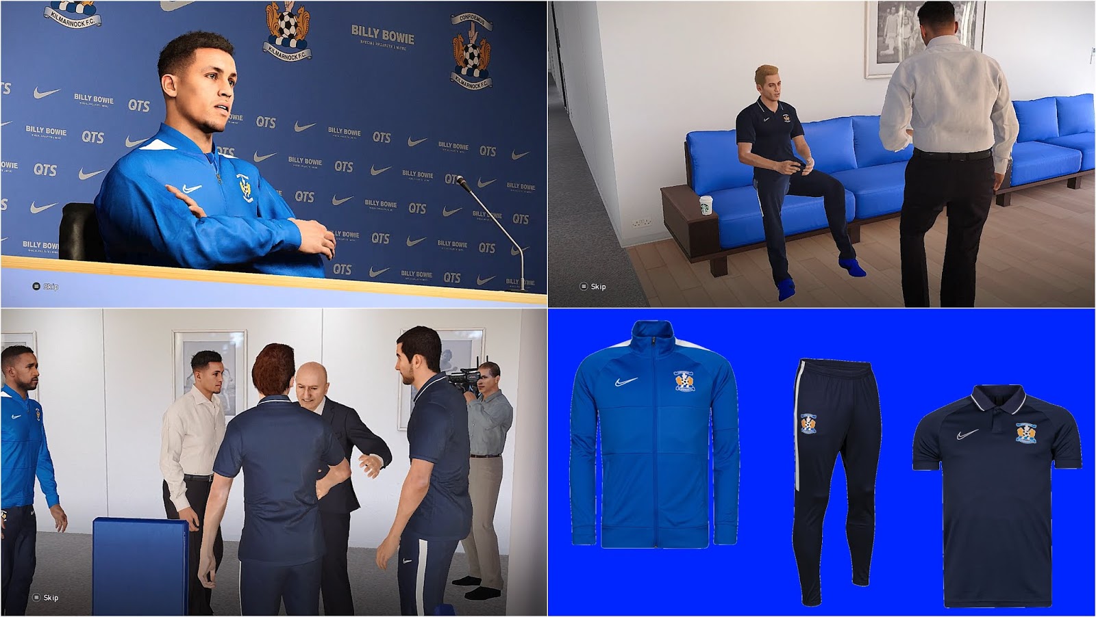 PES 2020 Kilmarnock F.C. Polo Shirts & Track Suits by PESWilliam ...