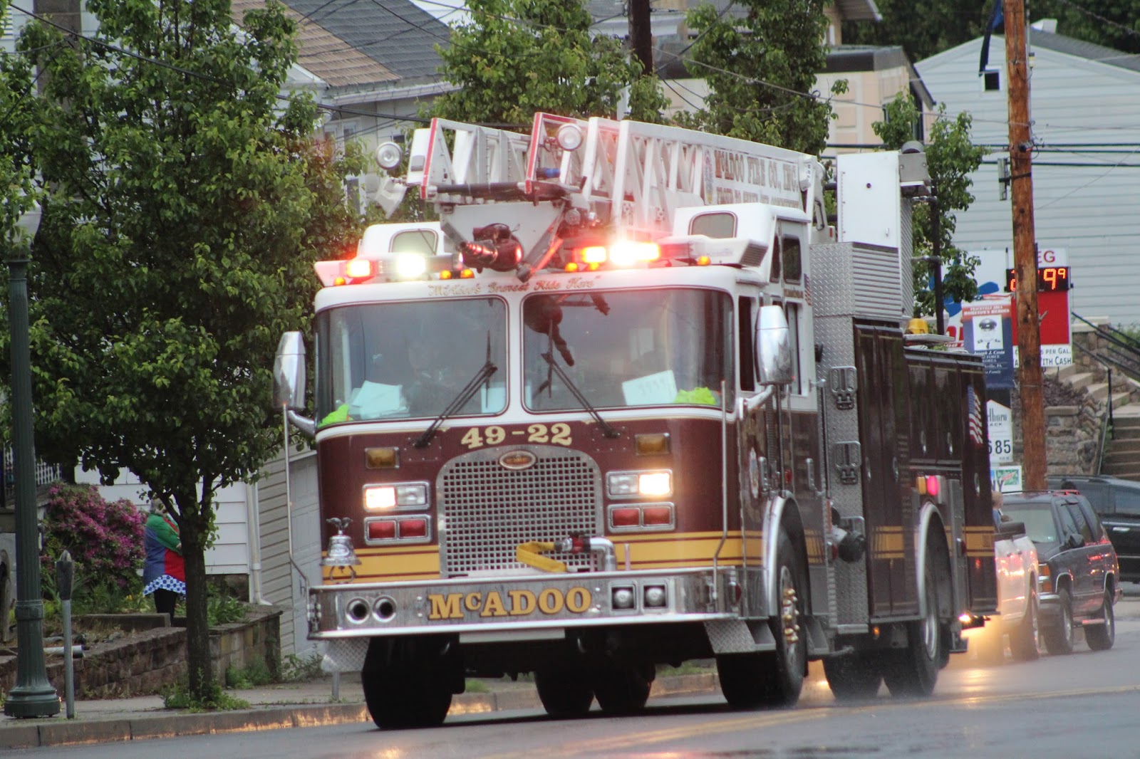 Friendship Fire Company Kicks Off Block Party with Fire Truck Parade